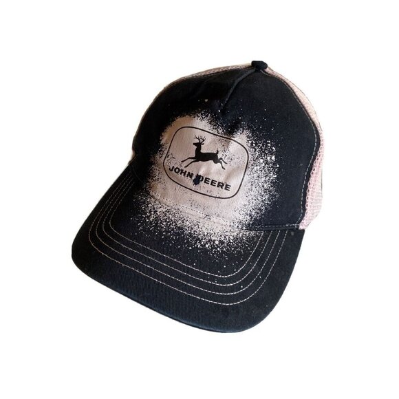 John Deere | Accessories | John Deere Trucker Hat Black Pink Farm ...